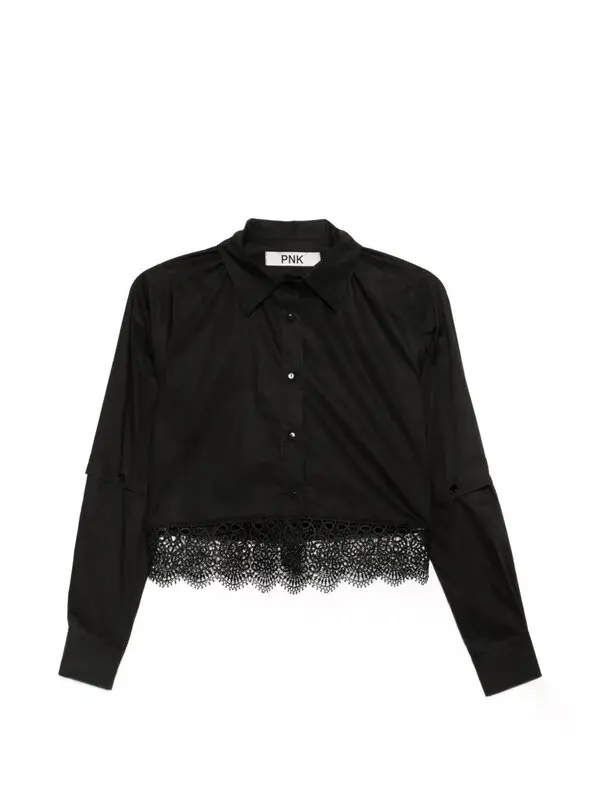 PNK Lace Panel Shirt