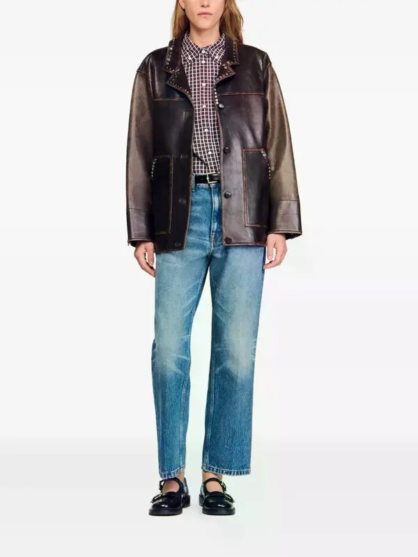 Sandro Leather Jacket