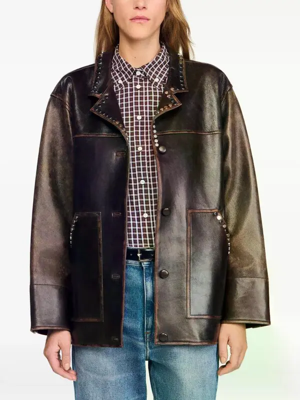 Sandro Leather Jacket