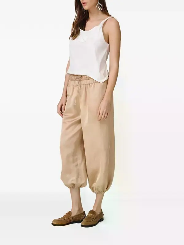 PNK Elasticated-waist Trousers - Neutrals