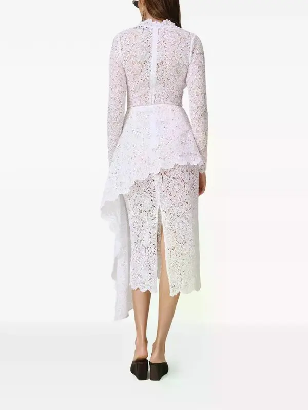 PNK Lace-construction Midi Dress
