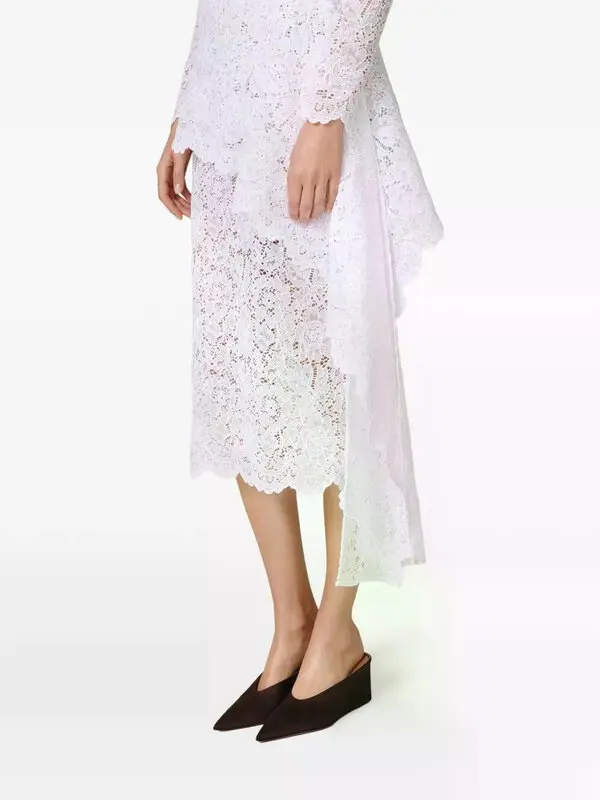 PNK Lace-construction Midi Dress
