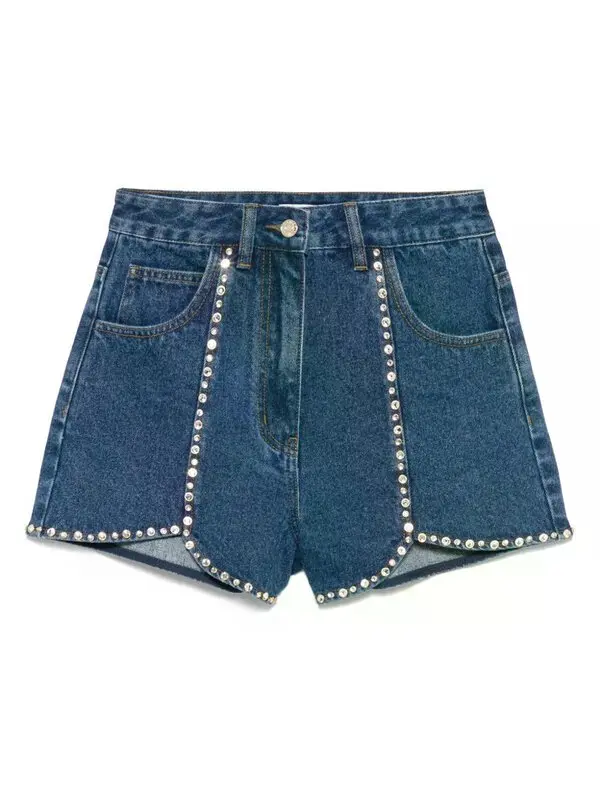 Sandro Rhinestone-embellished Shorts - Blue