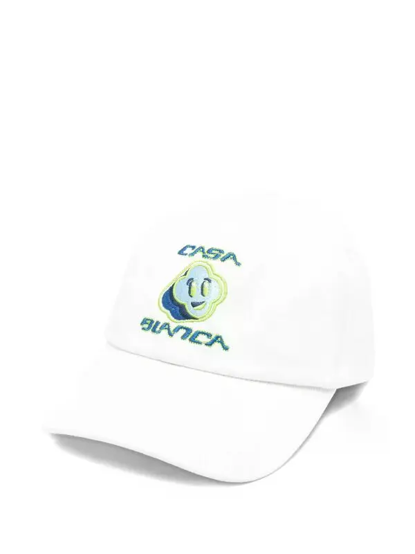 Casablanca Embroidered-detail Baseball Cap - White