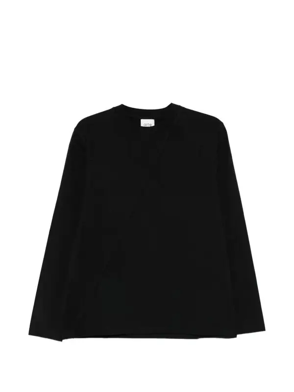 ARTE ANTWERP Circle-logo Longsleeve T-shirt - Black