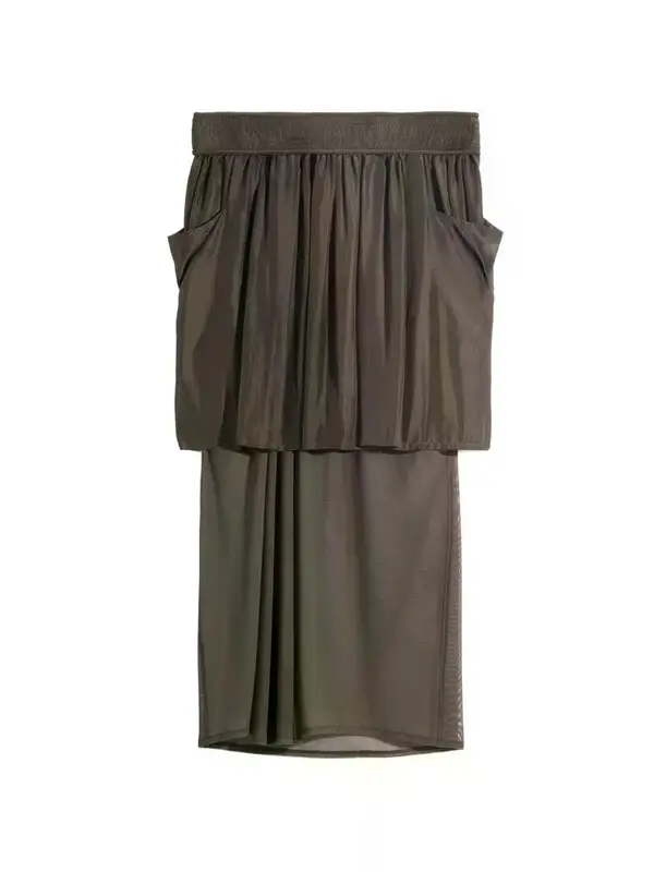 LEMAIRE Pockets Draped Asymmetric Skirt