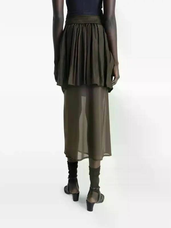 LEMAIRE Pockets Draped Asymmetric Skirt