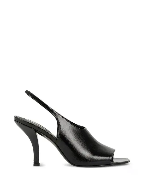 TOTEME Heeled Slingback Pumps - Black