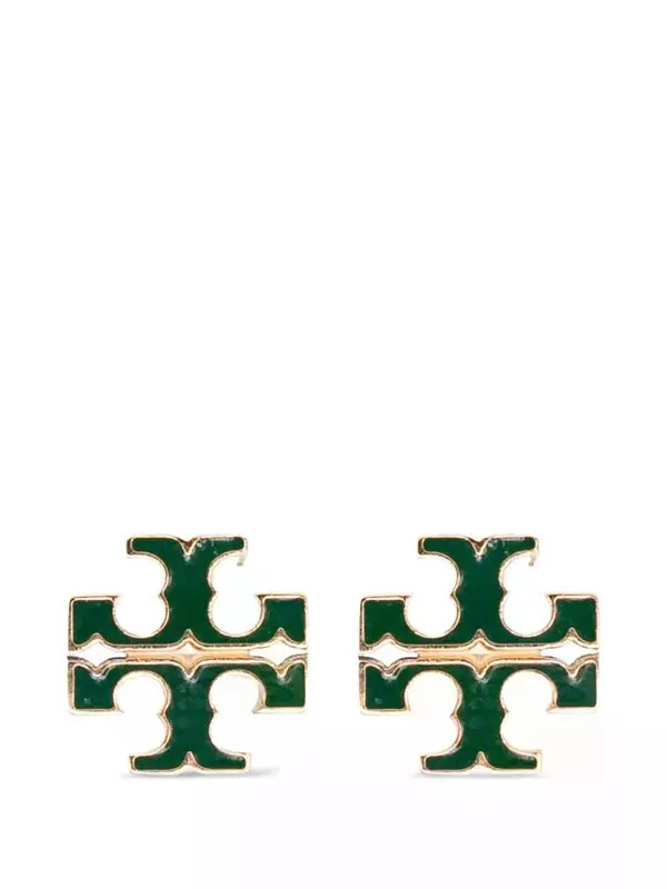 Tory Burch Enamel Earrings - Gold