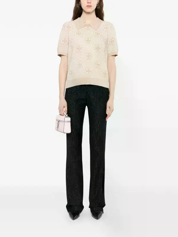 Tory Burch Monogram Jacquard Top