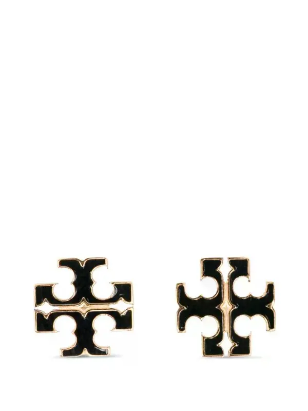 Tory Burch Enamel Earrings - Gold