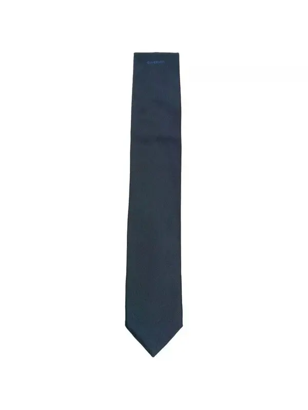 Givenchy Logo-detail Tie - Blue