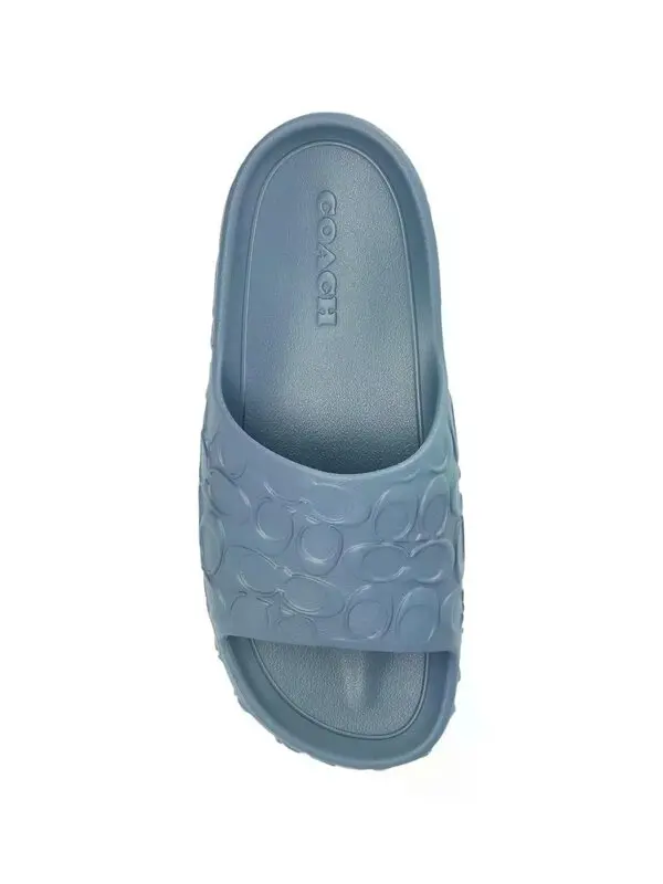 COACH Bay Embossed Slides