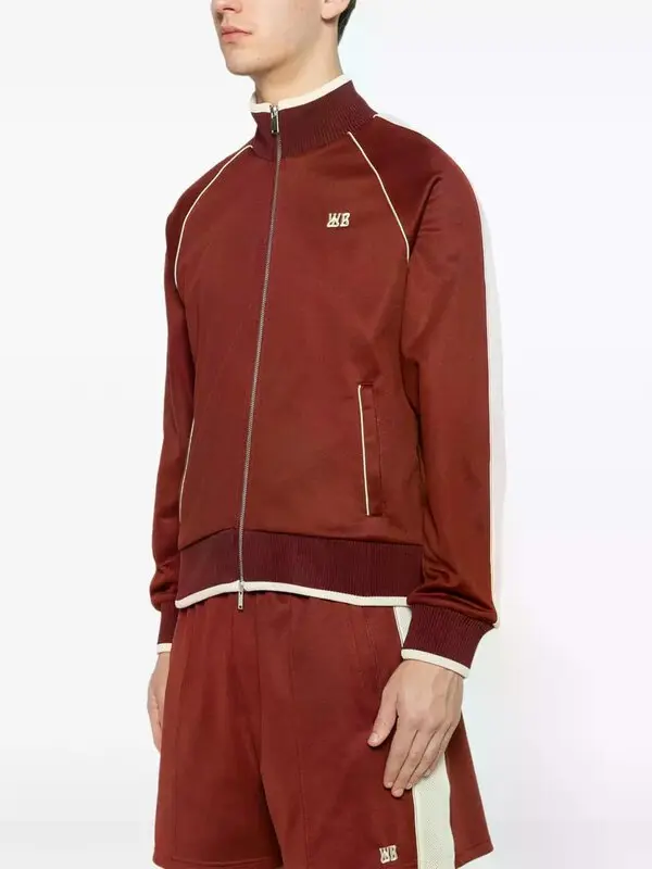 WALES BONNER Motion Zip-up Sweatshirt