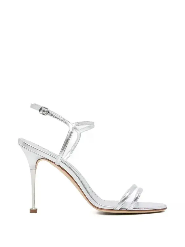 Manolo Blahnik 70mm Leather Sandals