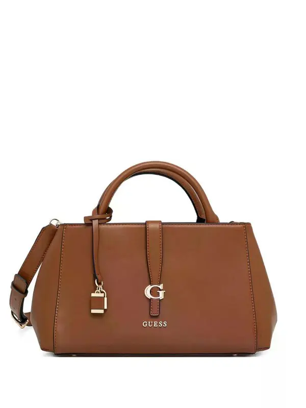 Guess Small Woven Tote Bag - Neutrals