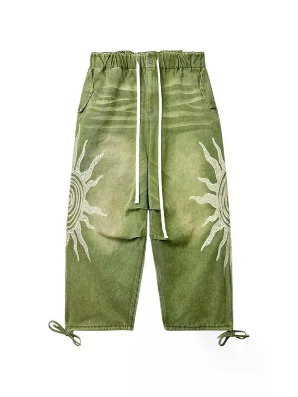 VALE FOREVER Sun-track Pants - Green