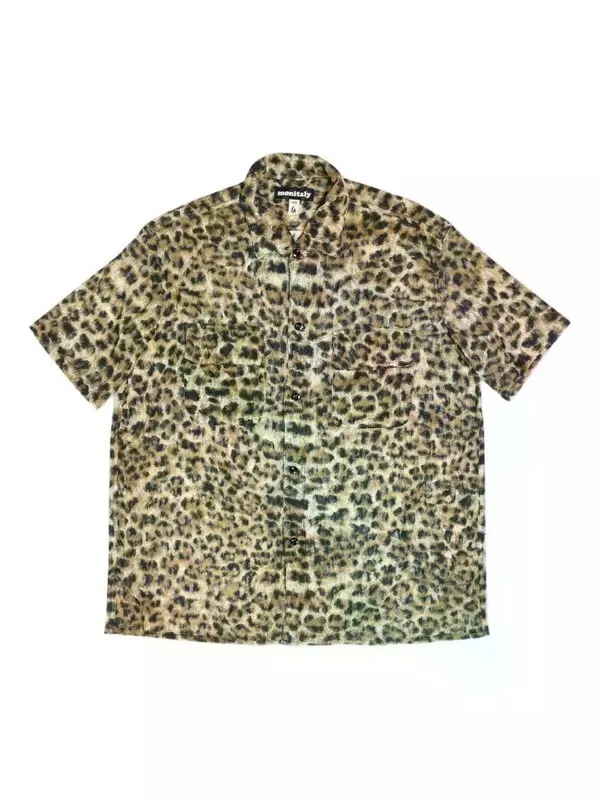 MONITALY Leopard Short-sleeve Shirt