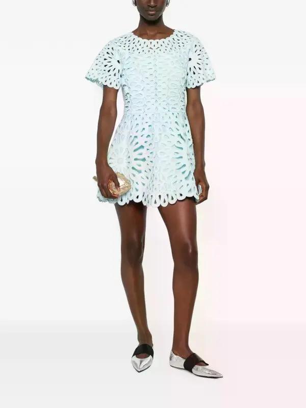 Simkhai Emrys Cut-out Mini Dress - Blue