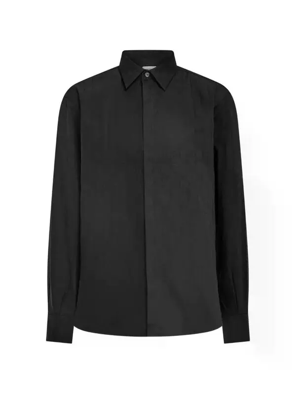 FERRAGAMO Monogram Sport Shirt - Black