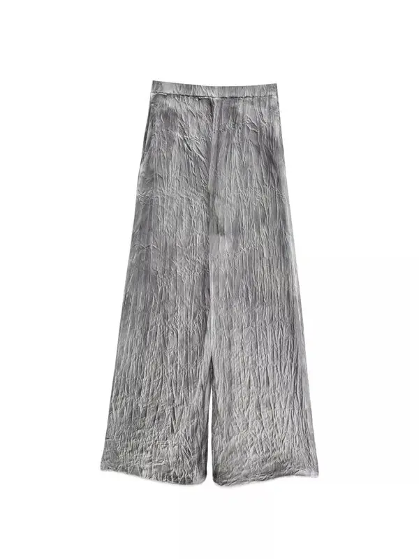 Avant Toi Textured Wide Leg Trousers