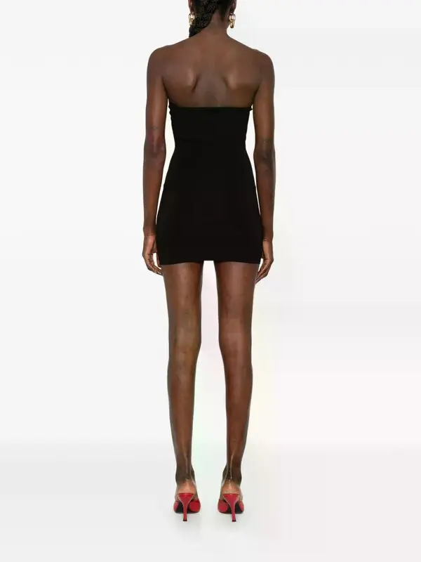 ENTIRE STUDIOS Bandeau Mini Dress - Black