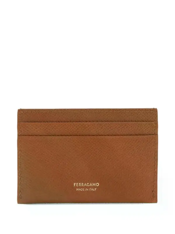 FERRAGAMO Logo-plaque Card Holder