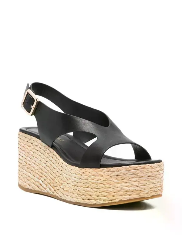 PALOMA BARCELO Hudson Platform Leather Sandals