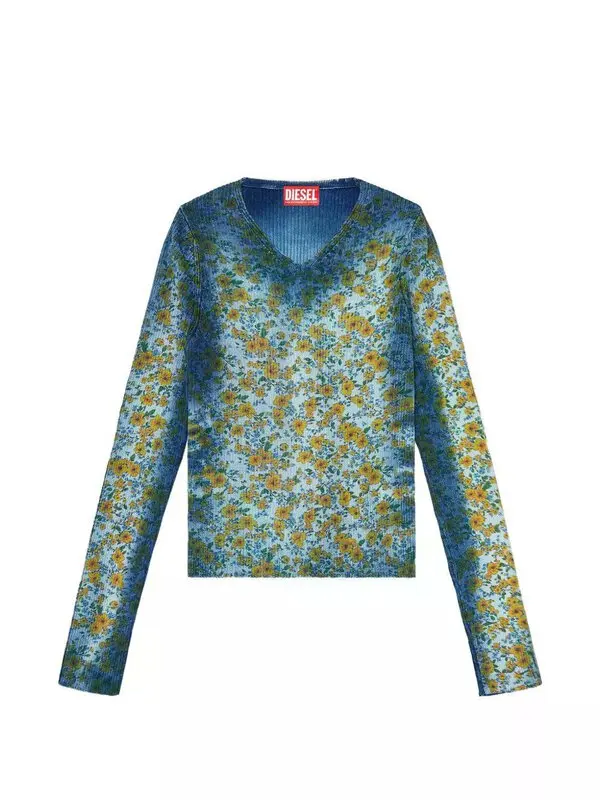 DIESEL® Floral-print T-shirt