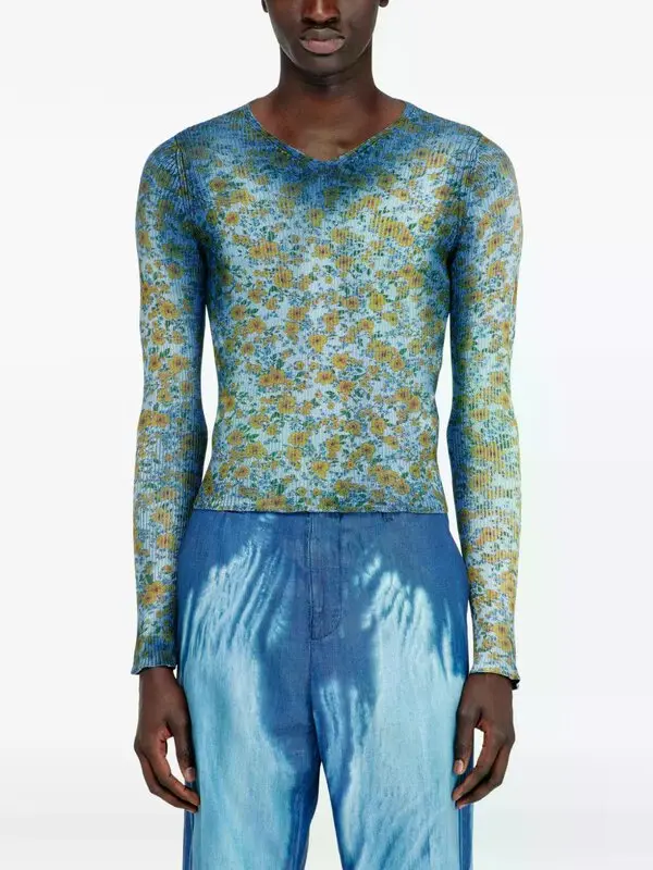 DIESEL® Floral-print T-shirt
