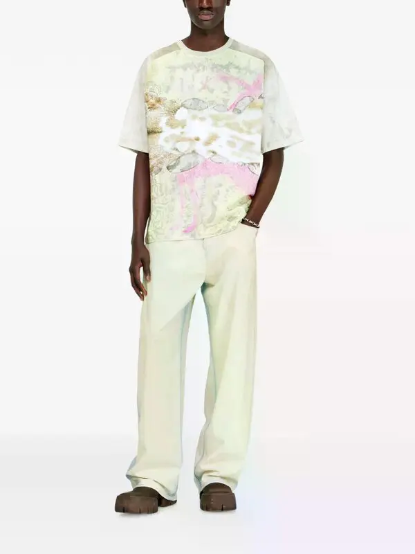 DIESEL® Clint Animal-print T-shirt - Neutrals