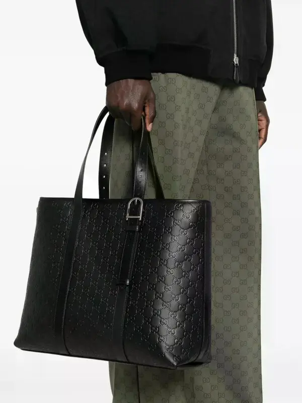 Gucci Gg Embossed Tote Bag