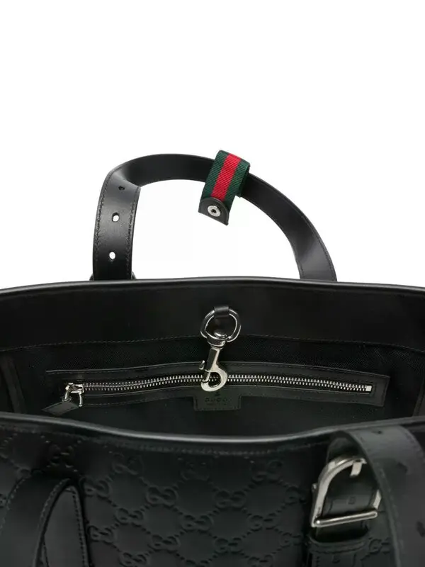 Gucci Gg Embossed Tote Bag