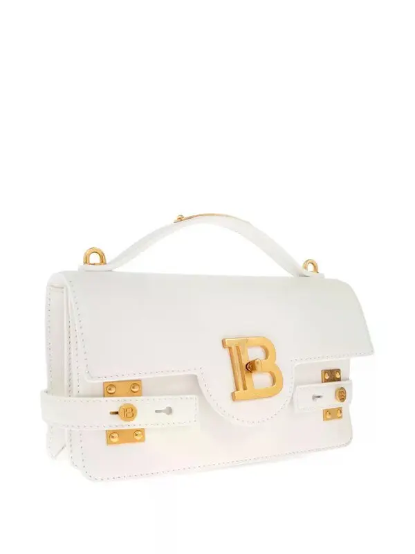 Balmain 24 B-buzz Tote Bag - White