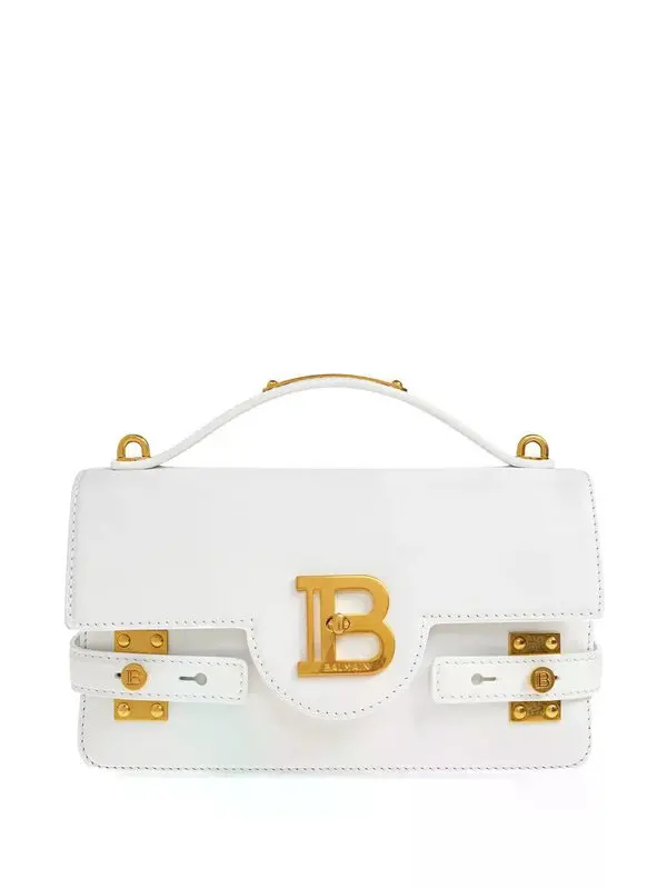 Balmain 24 B-buzz Tote Bag - White