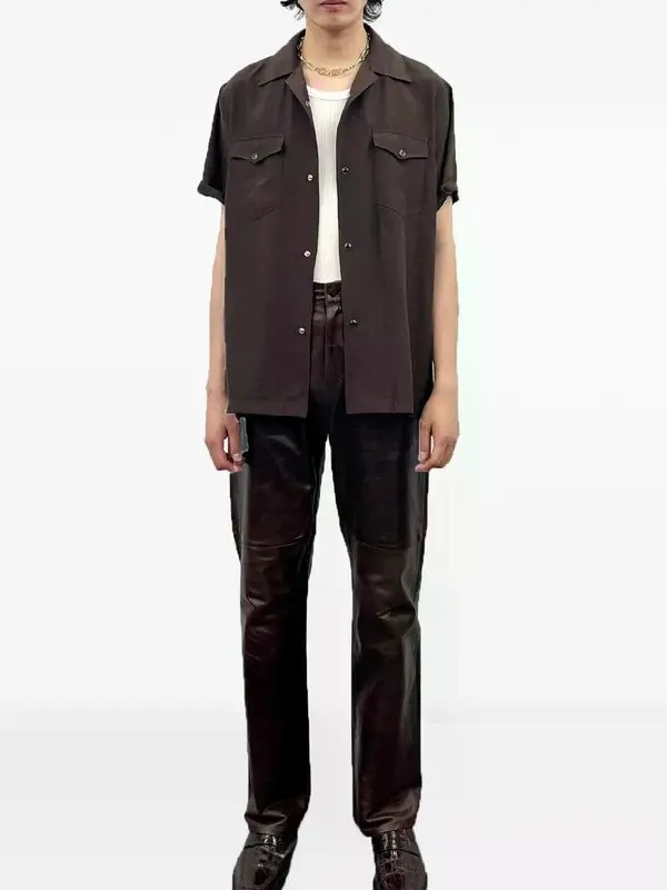 TONYWACK Buttoned Flap-pocket Shirt