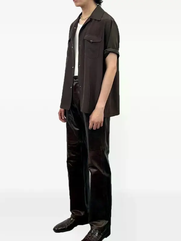 TONYWACK Buttoned Flap-pocket Shirt