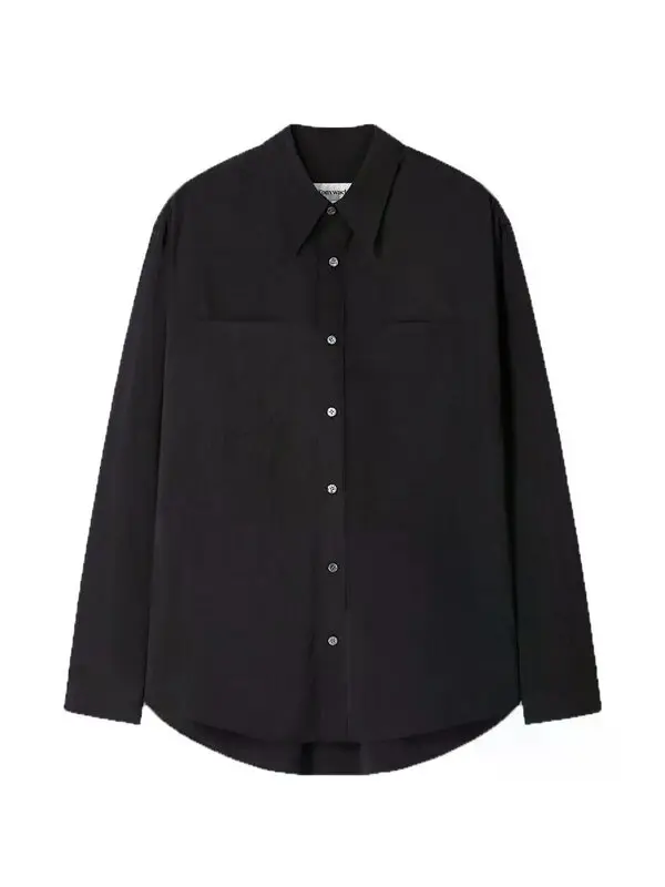 TONYWACK Buttoned Pocket Shirt - Black