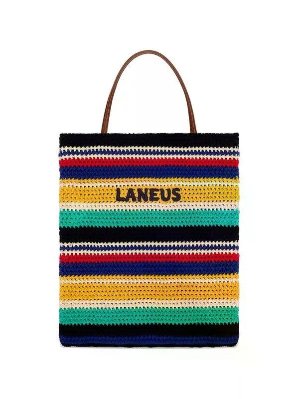 LANEUS Striped Shoulder Bag