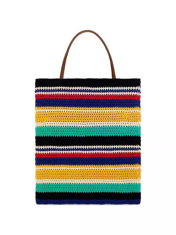 LANEUS Striped Shoulder Bag