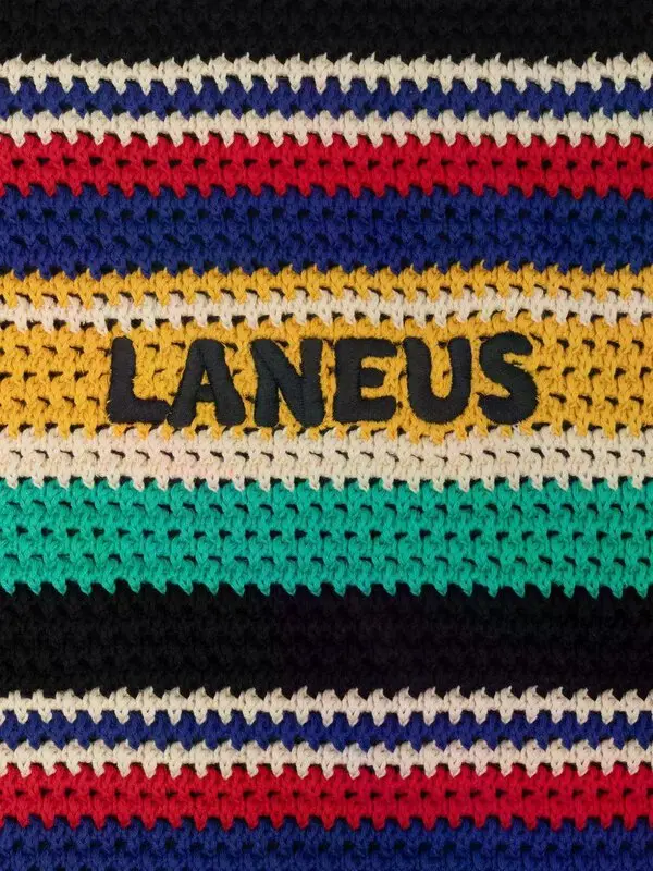 LANEUS Striped Shoulder Bag