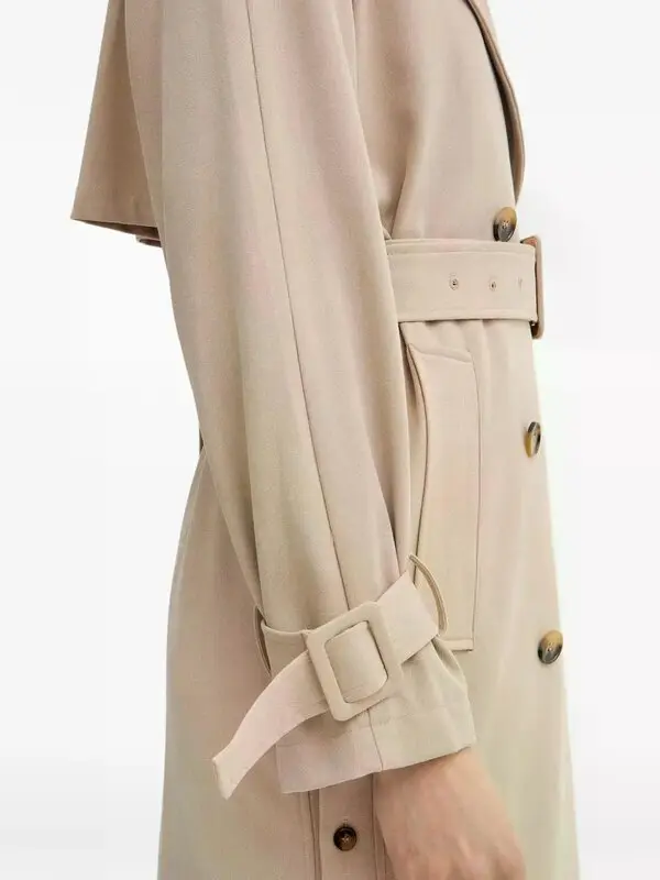 FRACOMINA Belted Double-breasted Trench Coat