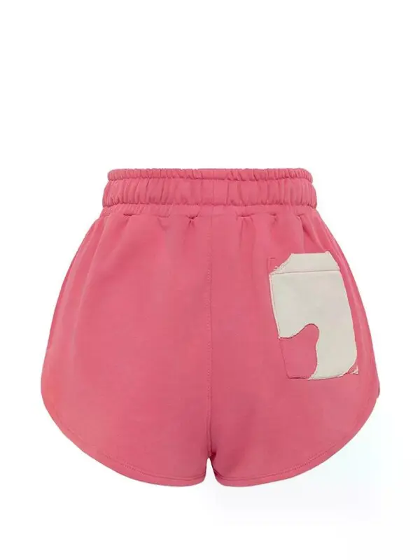 LANEUS Drawstring Track Shorts