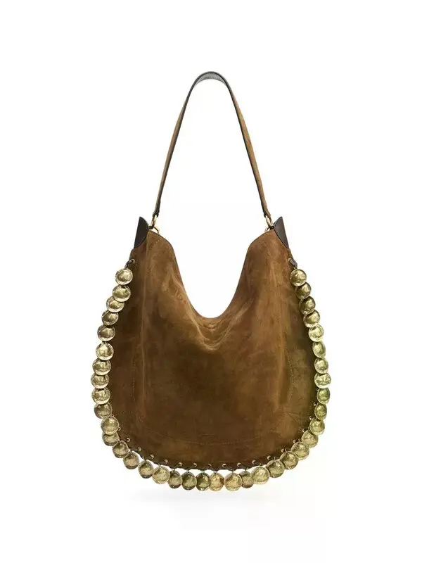 Isabel Marant Étoile Oskan Medallion-embellishment Shoulder Bag - Brown