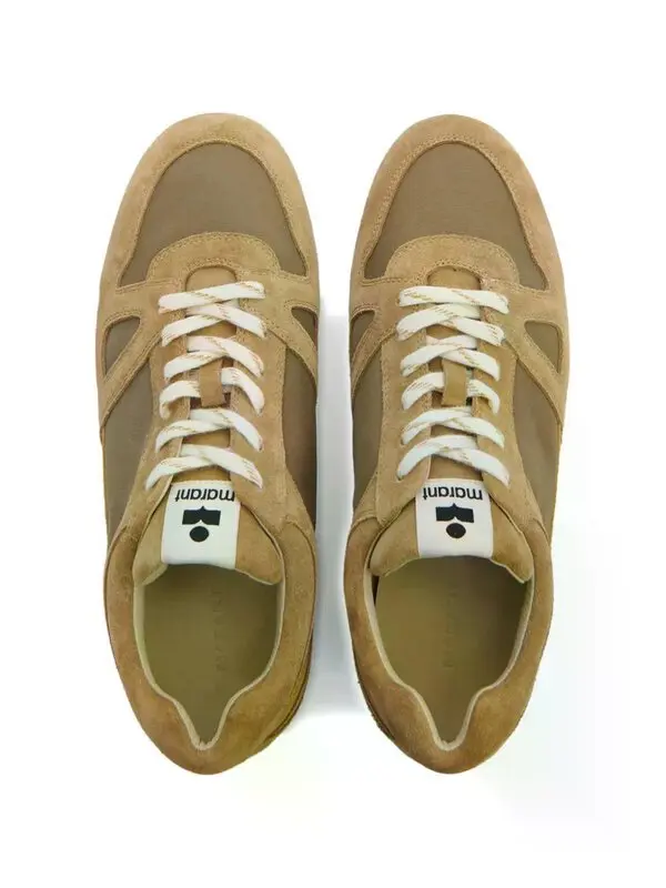 MARANT Sennyh Leather Sneakers - Neutrals