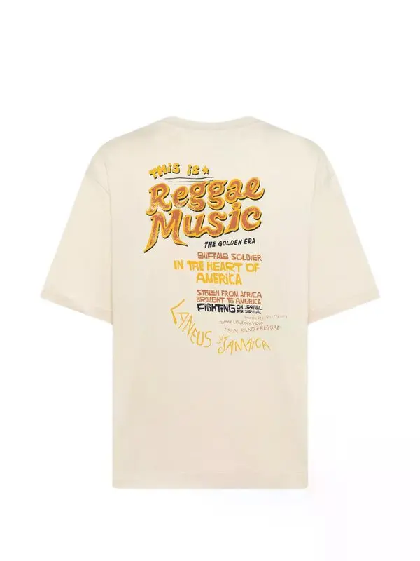 LANEUS Graphic-print T-shirt