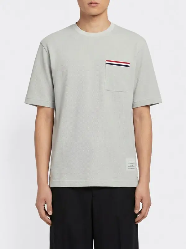 Thom Browne Cotton Blend T-shirt - Grey