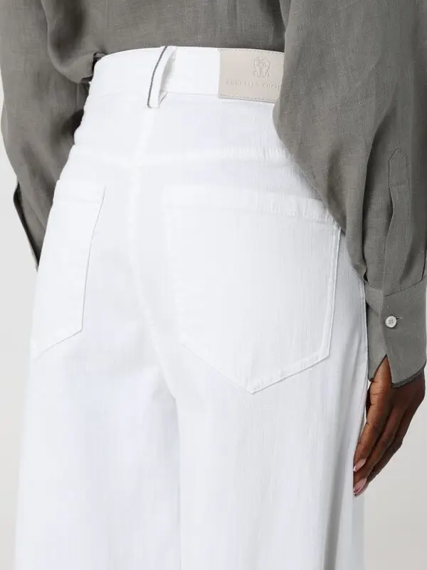 Brunello Cucinelli Flared Stretch Denim Jeans