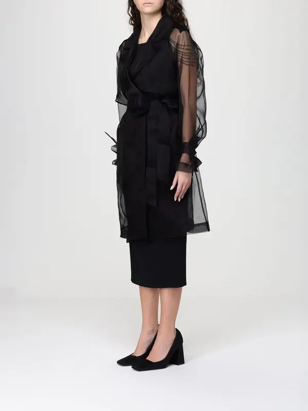 Pinko Translucent Duster Jacket - Black