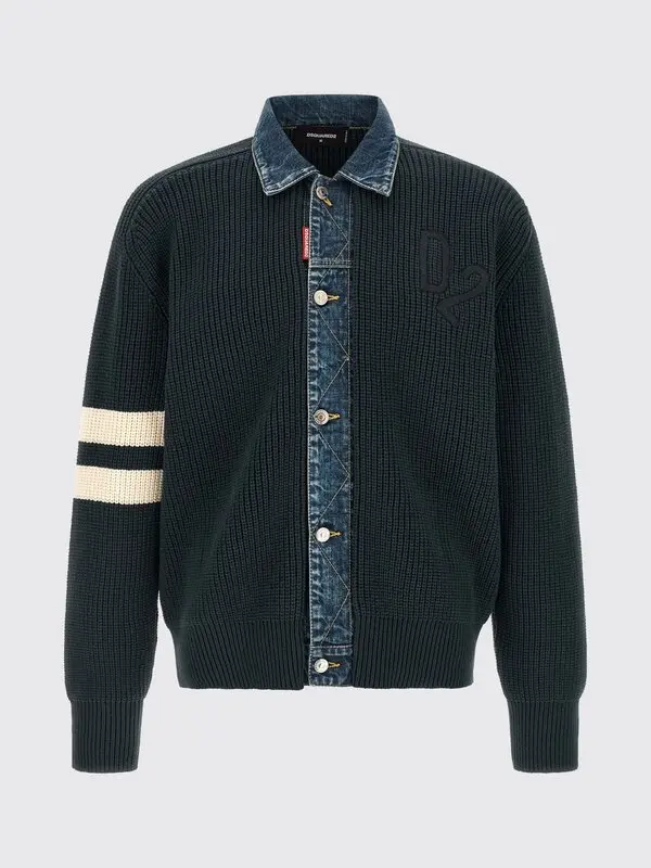 Dsquared2 Cotton Blend Cardigan